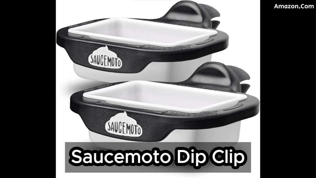 Saucemoto Dip Clip | An in-car sauce holder for ketchup and dipping ...