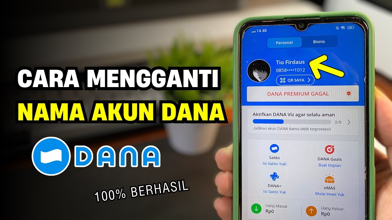 Cara Ganti Nama Akun DANA Terbaru 2025 - YouTube