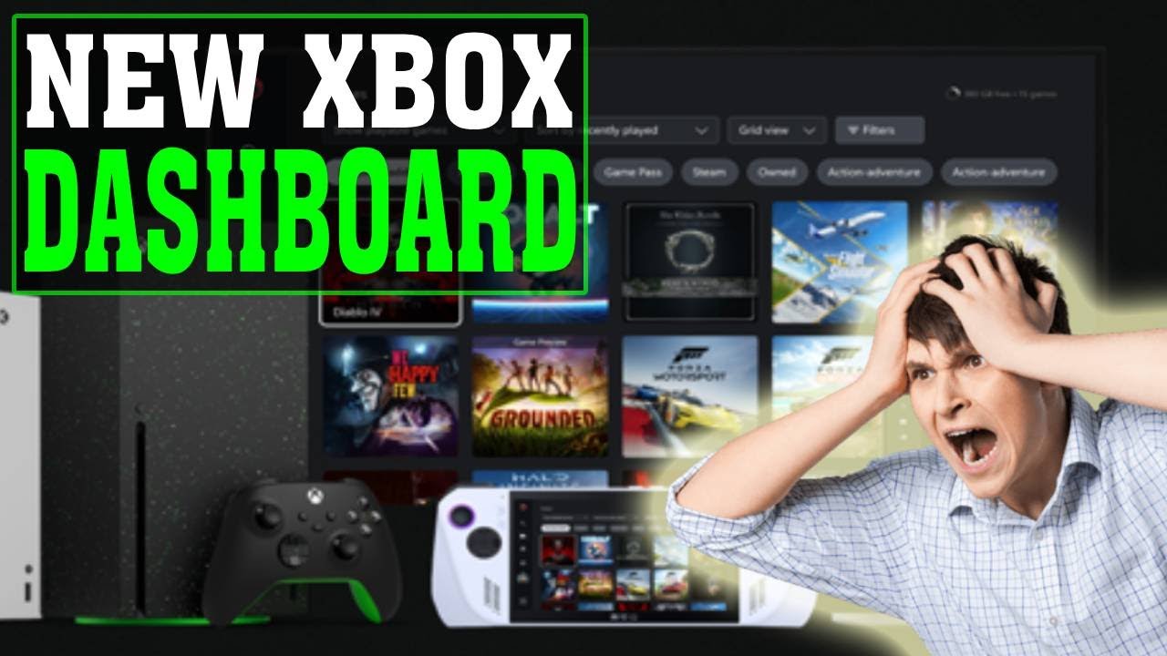 NEW XBOX STEAM DASHBOARD | NEW XBOX CONSOLE IN 2027 - YouTube