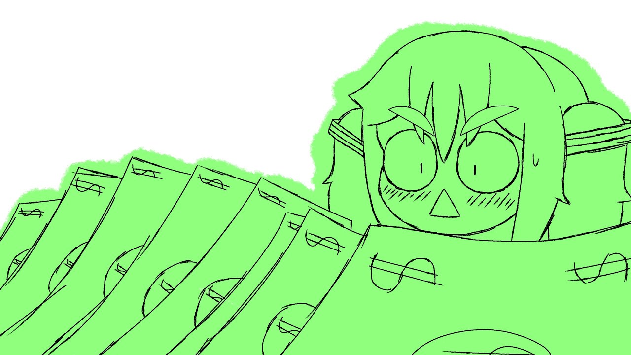 MONEY MONEY GREEN GREEN || ANIMATION MEME - YouTube