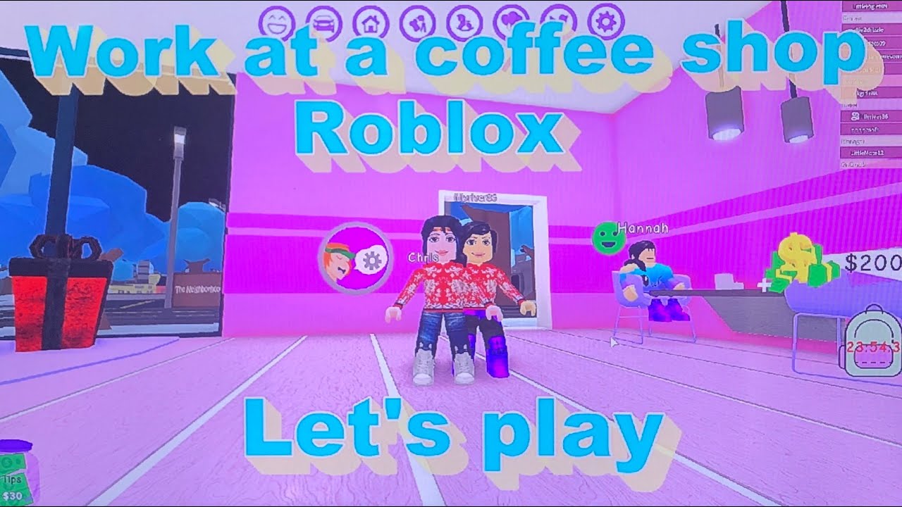 ROBLOX COFFEE SHOP.... Work at a coffee shop Roblox. Let's play! little ...