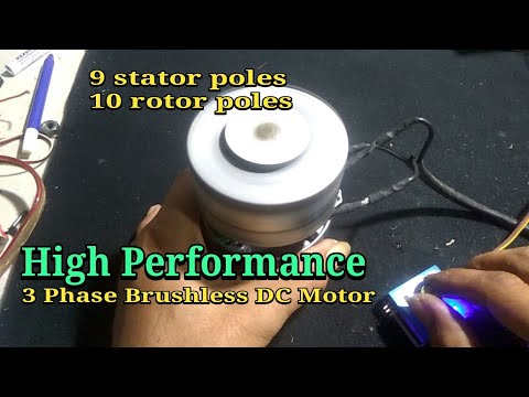 High Performance, 3 phase Brushless DC Motor. - YouTube