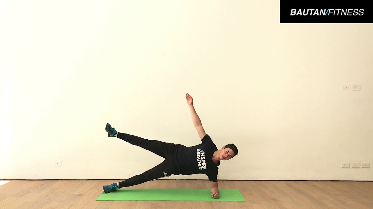 One-Leg Side Plank / Plancha Lateral con 1 Pierna - YouTube
