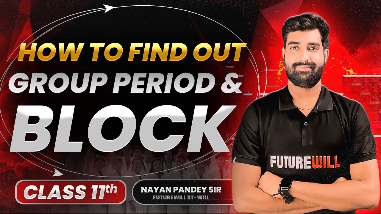 HOW TO FIND OUT GROUP, PERIOD & BLOCK | Trick to Learn Periodic Table ...