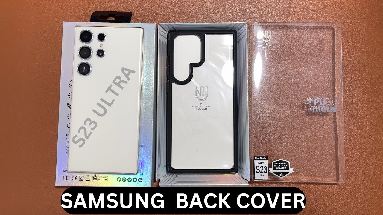 unboxing back case SAMSUNG s23 ultra !! - YouTube