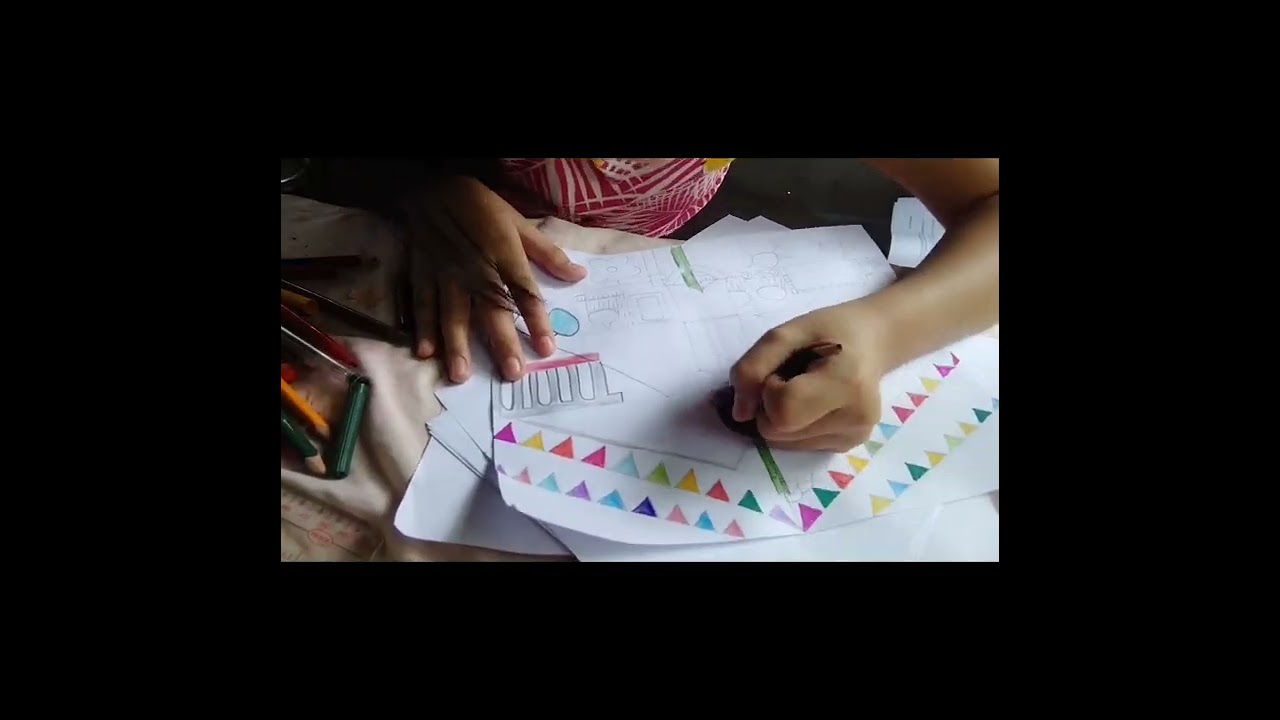 GRADE-4 ARTS 🎨🖌️ Larawan ng Pista 📌 Tanawin ng komonidad 📌 Mini Library ...