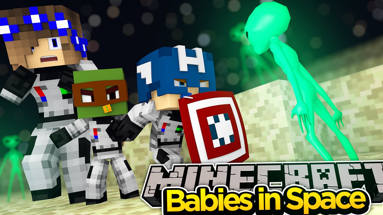 Minecraft Adventure - SAVING THE ALIEN BABY!!! - YouTube
