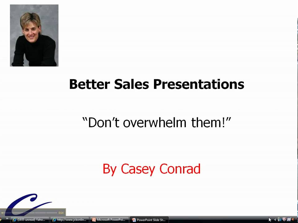 Casey Conrad Discusses How to Make the Rate Presentation Easier - YouTube