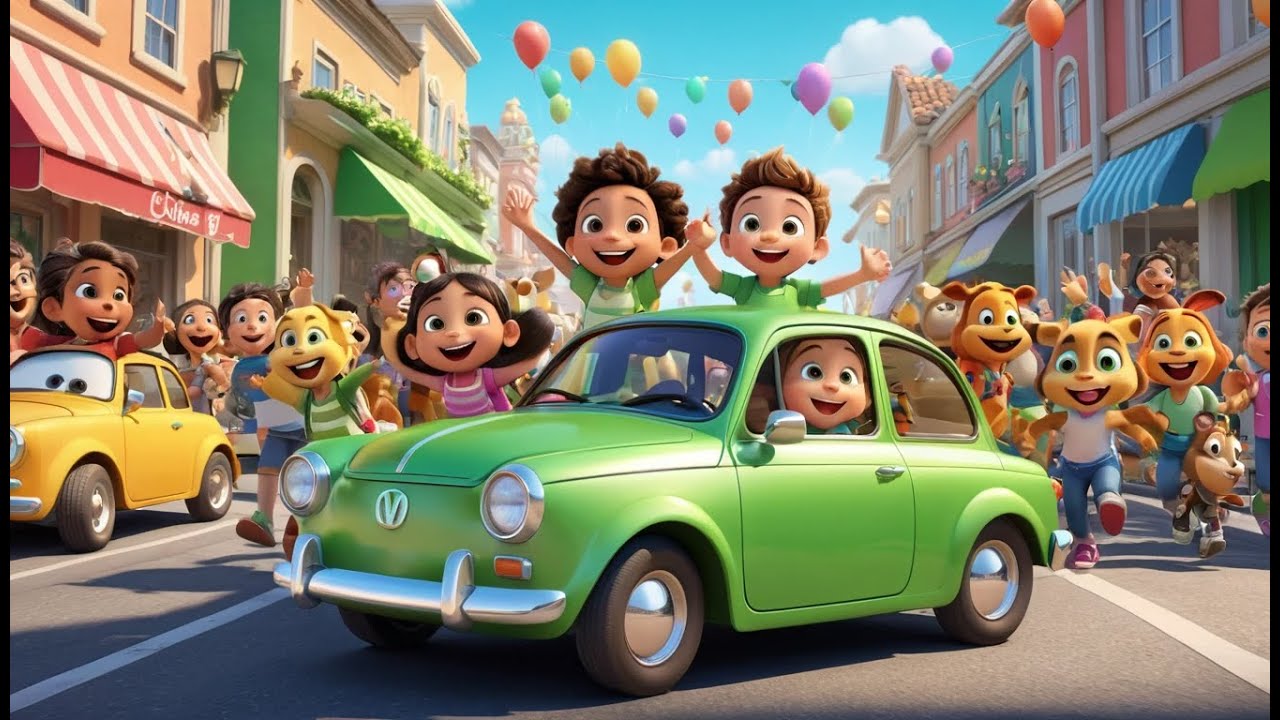 Count the Cars on the Busy Road | Vehicle Counting Song for Kids ...