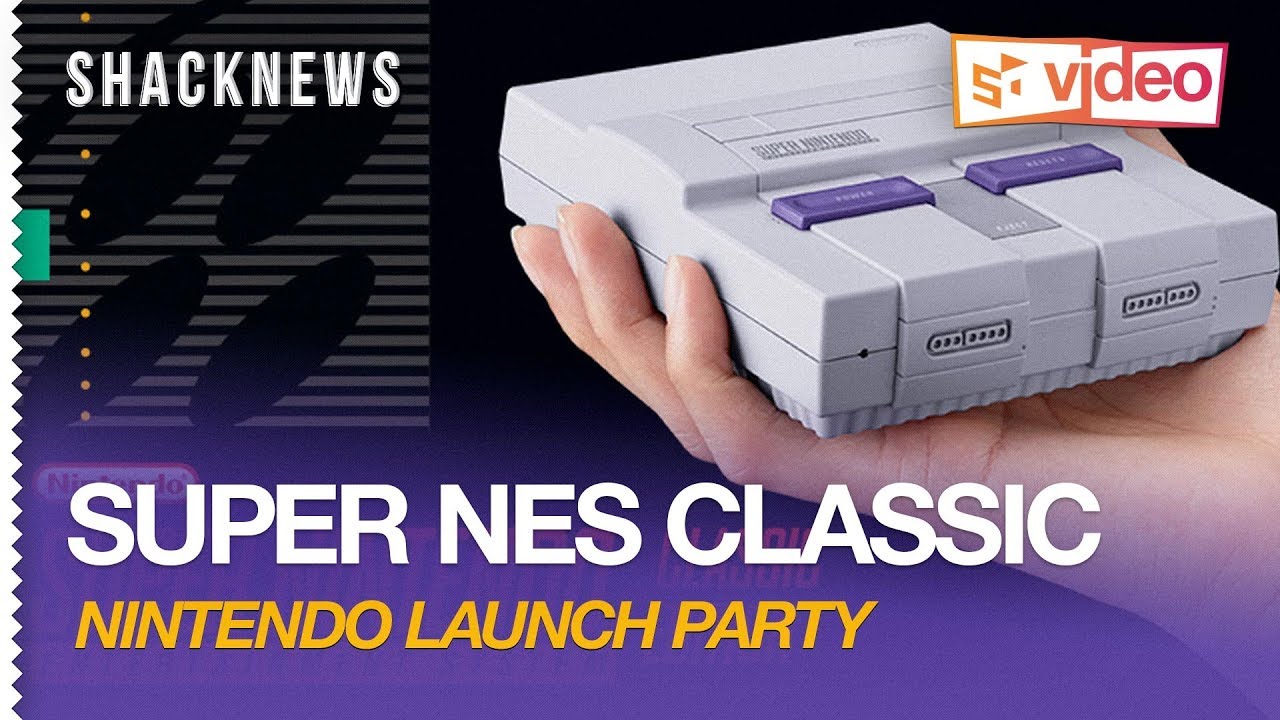 Super NES Classic New York Launch Party - YouTube