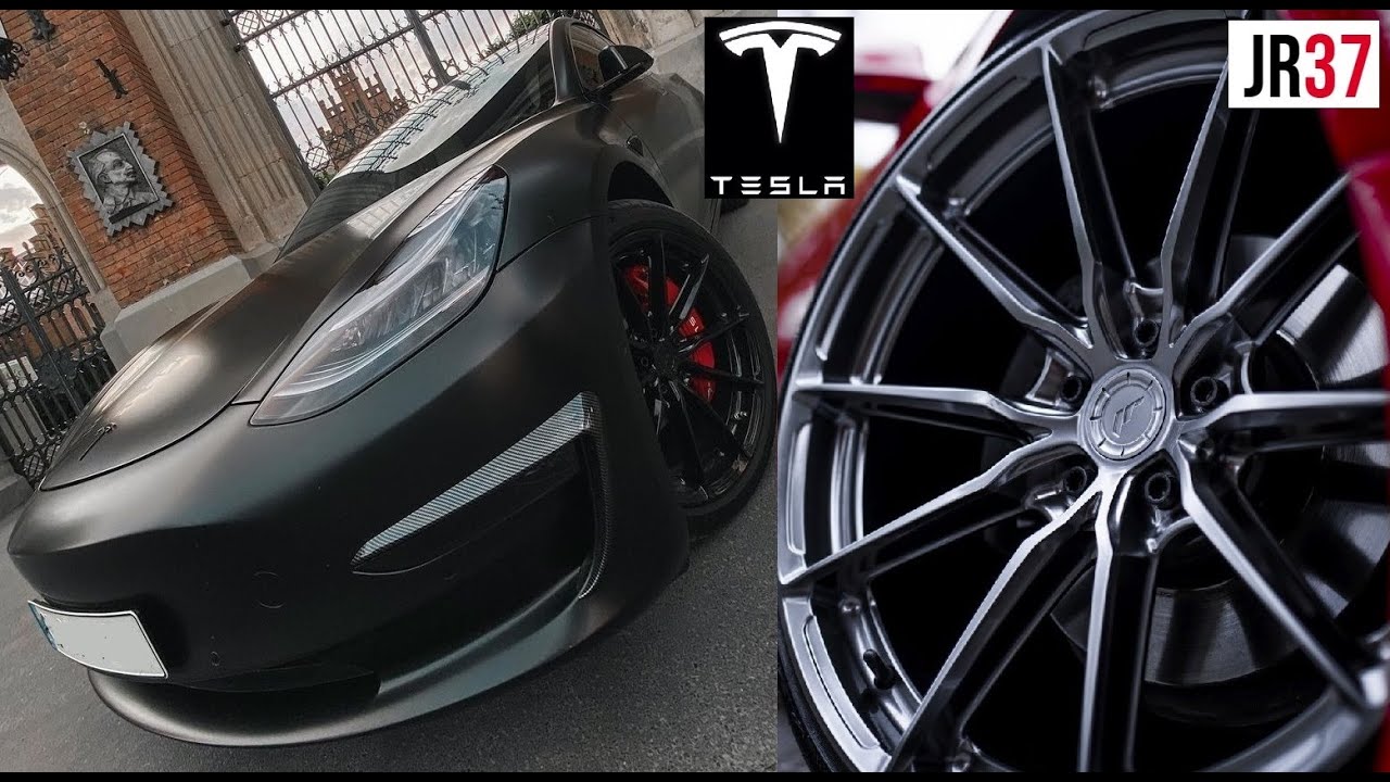 Japan Racing JR37 Tesla Model 3 - YouTube