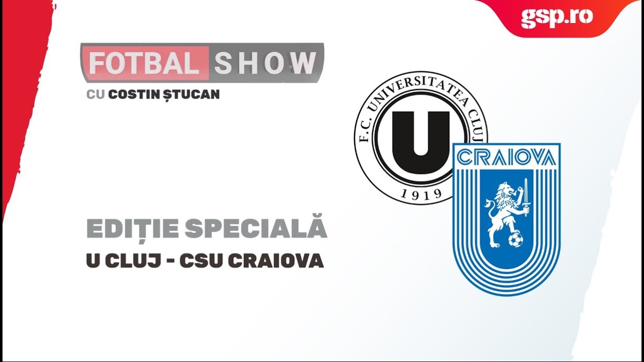 Fotbal Show. Superliga se vede pe GSP! Analizăm partida dintre U Cluj ...