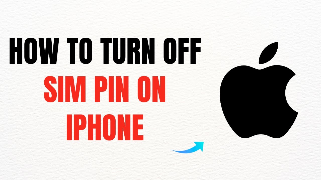 How to Turn Off SIM PIN on iPhone – Full Guide - YouTube