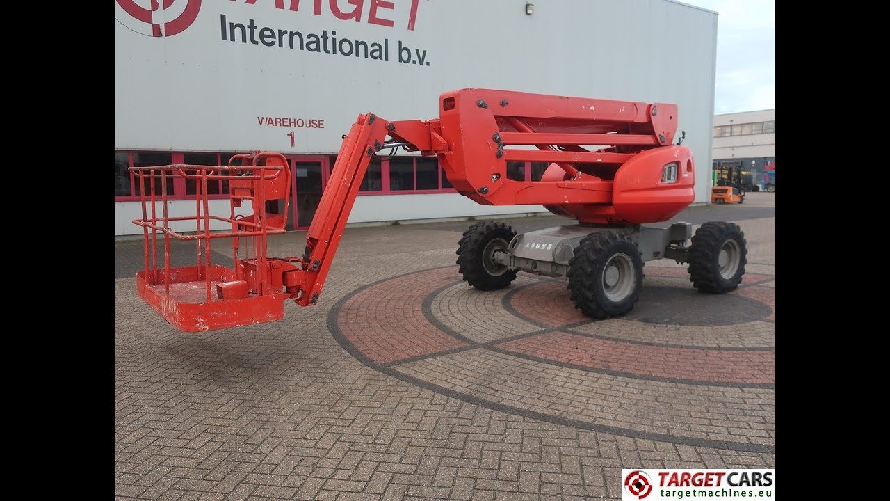 780233 MANITOU 160ATJ 4x4x4 ARTICULATED DIESEL BOOM WORK LIFT W/JIB ...