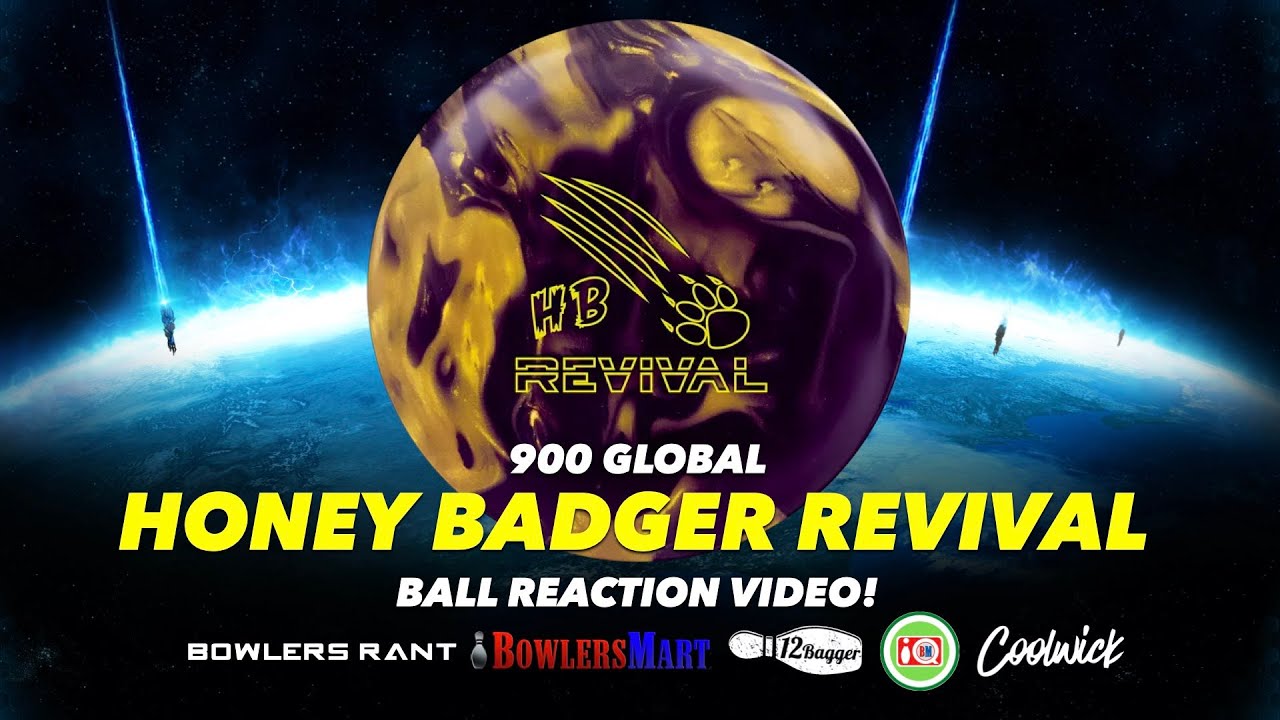 900 Global Honey Badger Revival Bowling Ball Review! (US RELEASE) - YouTube