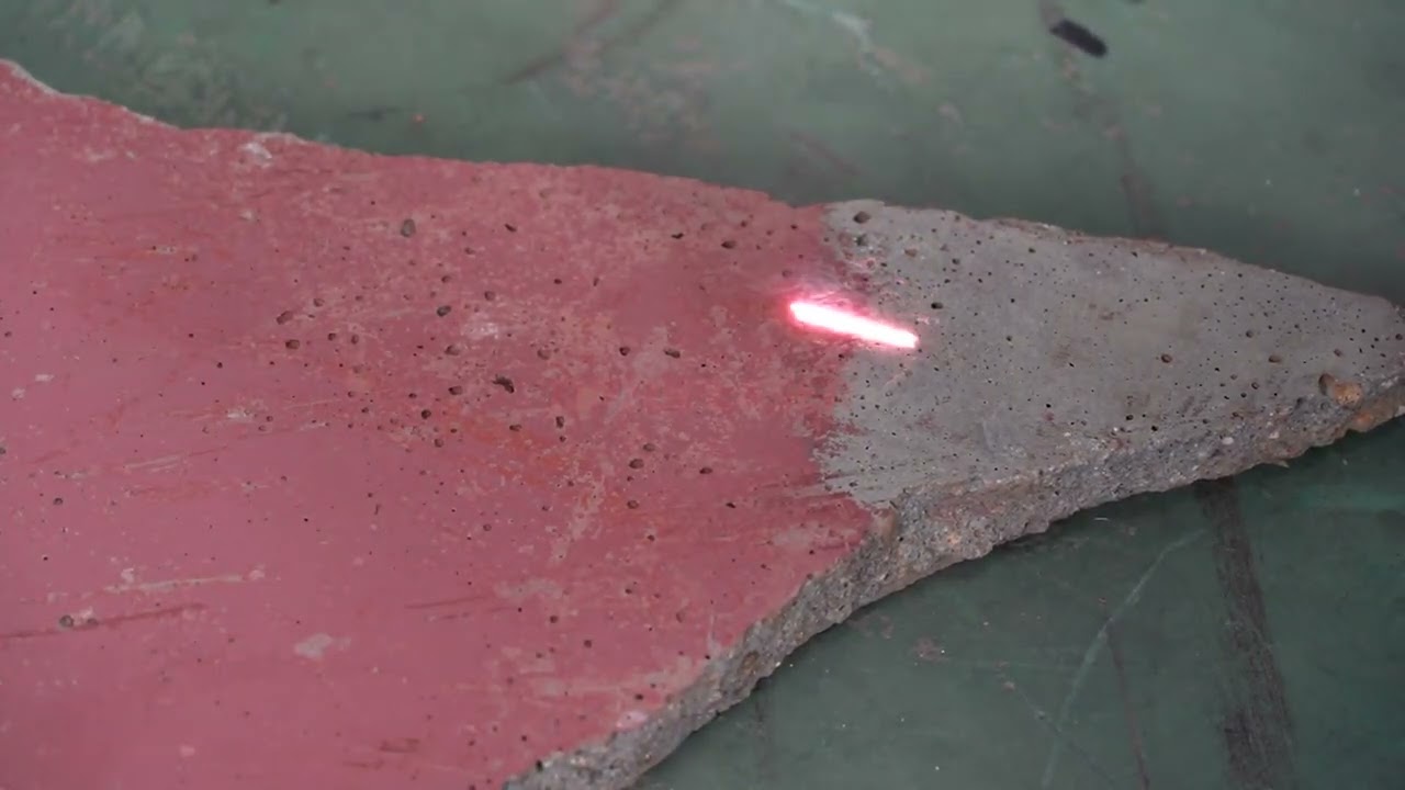laser cleaning graffiti removal - YouTube