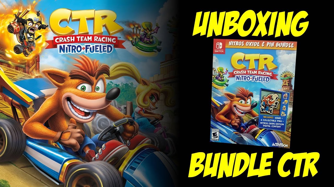 [Unboxing] - Crash Team Racing Nitro Oxide & Pin Bundle (Español) - YouTube