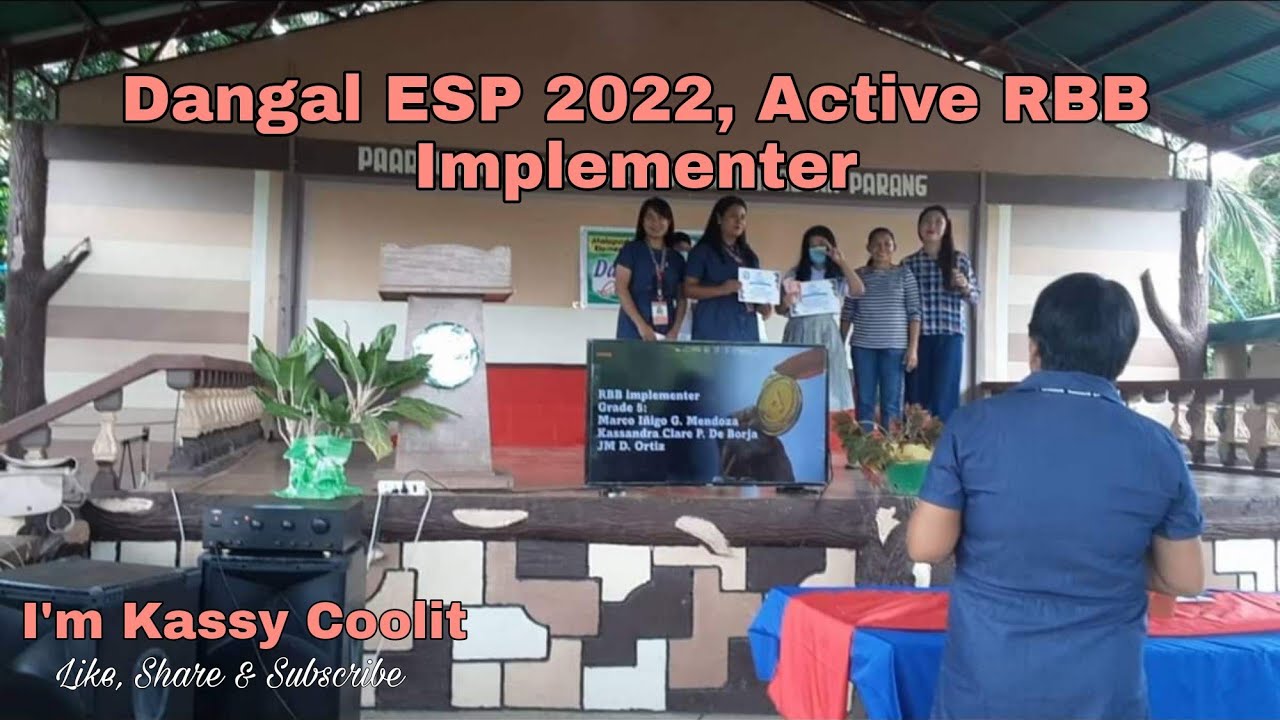 Dangal ESP 2022, Active RBB Implementer Award - YouTube