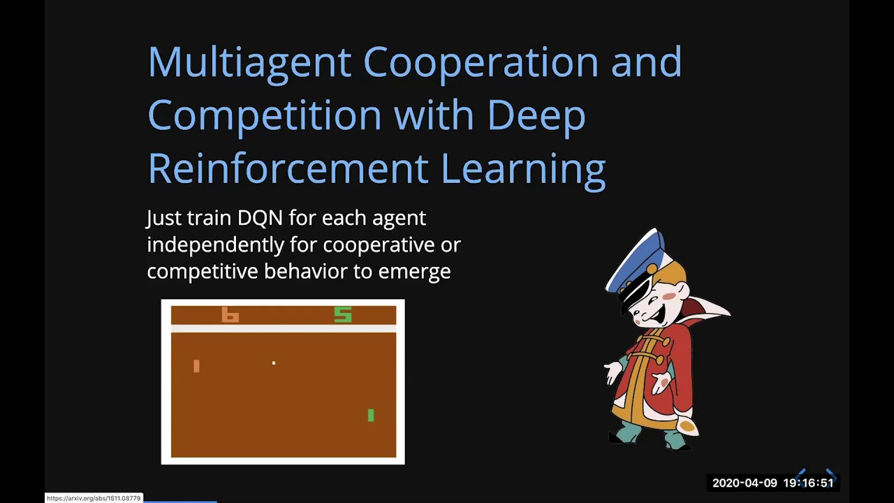 RL#8: Multi Agent Reinforcement Learning - YouTube