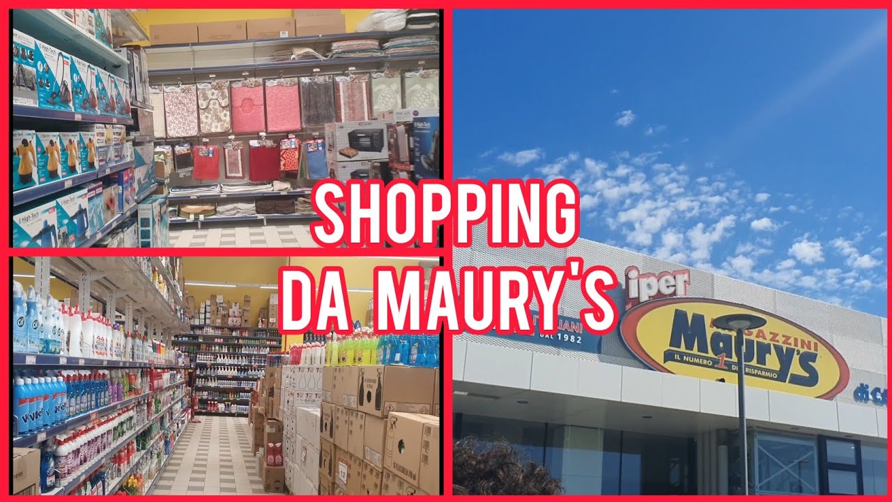 Vi porto da Maury's/ Shopping detersivi - YouTube