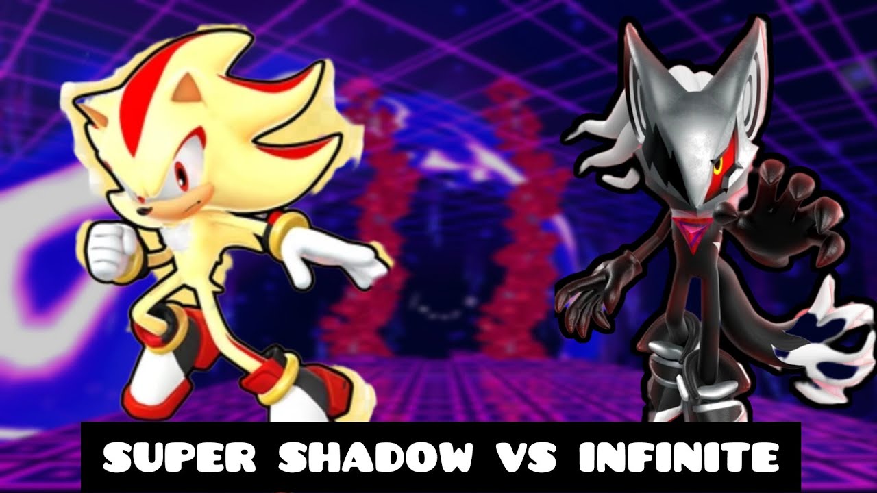 Super shadow vs infinite (sonic speed simulator) - YouTube