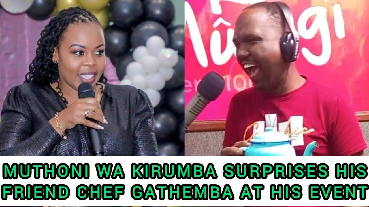 MUTHONI WA KIRUMBA AND FELLOW PRESENTERS SURPRISES KAMEME FM CHEF ...