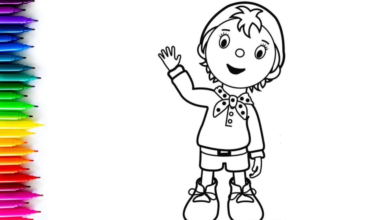 Make Way for Noddy Drawing, Painting & Coloring For Kids and Toddlers ...