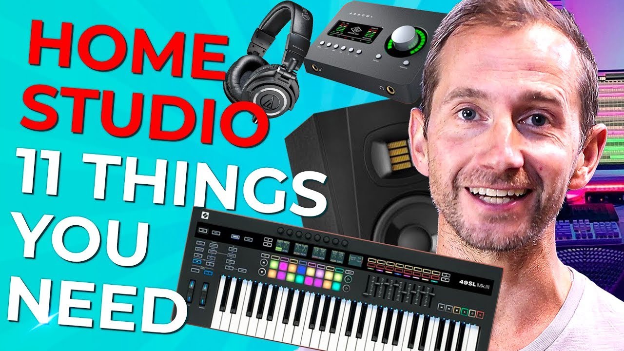 Home Studio Gear: 11 Things You Need For Music Production - YouTube