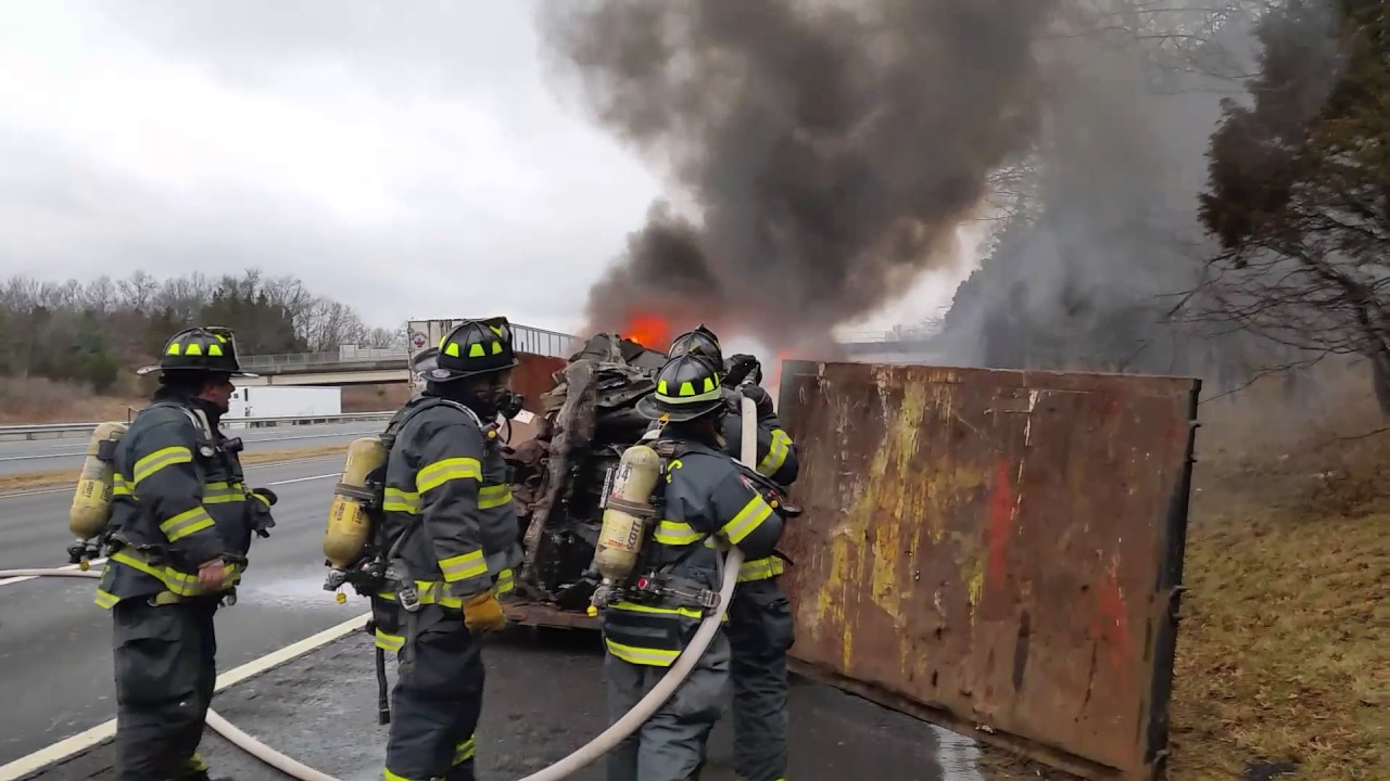 Green Knoll and North Branch Fire - YouTube