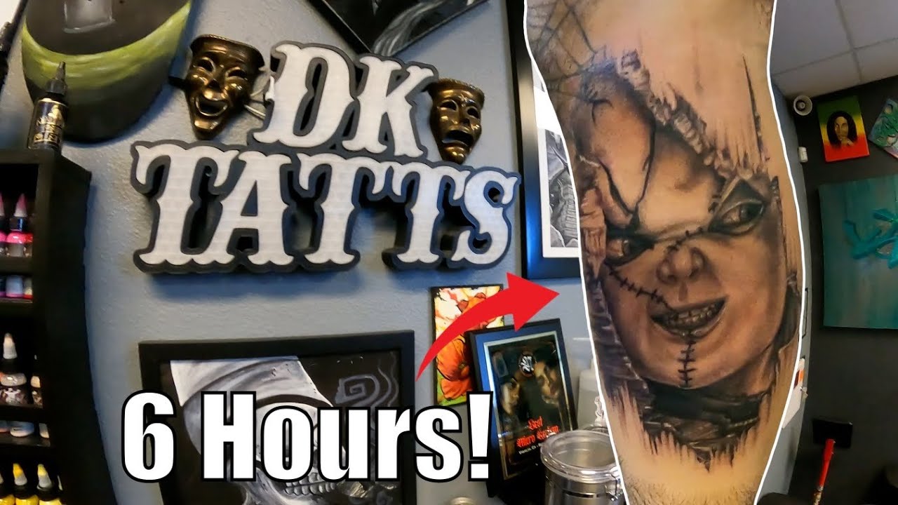 I got my leg tatted by DK Tatts! | Stay Creative Tattoo - YouTube