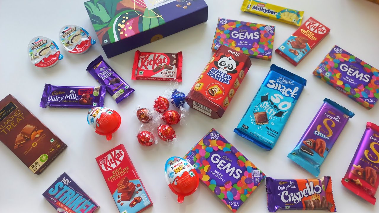 So many chocolates, surprise toys, chocolate opening video, lots of ...