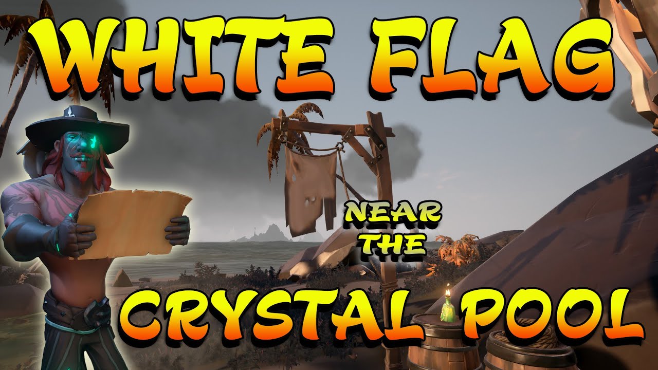 White flag near the South crystal pool, Flintlock Peninsula - YouTube