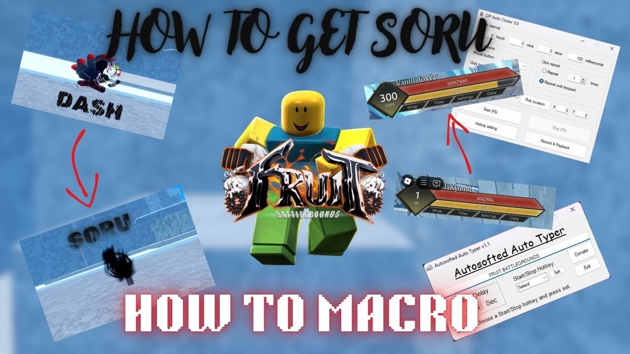 HOW TO GET SORU AND MACRO FRUITS IN FRUIT BATTLEGROUNDS | Beginner's ...