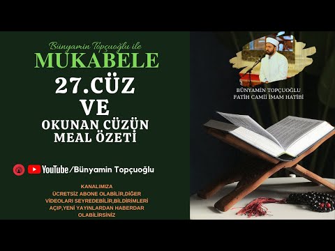 MUKABELE 27.CÜZ|İNSANLAR VE CİNLER ALLAHA KULLUK ETSİNLER DİYE YARATILDI|