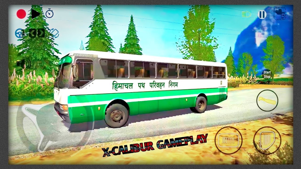 HRTC BUS DRIVING | BEST BUS SIMULATOR GAMES | INDIAN BUS SIMULATOR ...