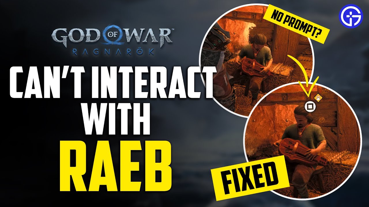 [FIX] Can't Interact with Raeb bug in God of War Ragnarok - YouTube