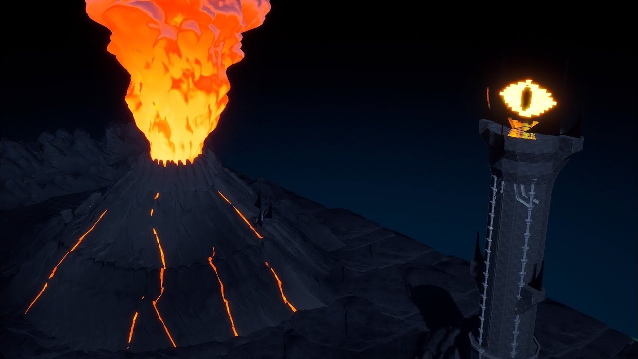 Mordor from LOTR in Fortnite Creative - YouTube