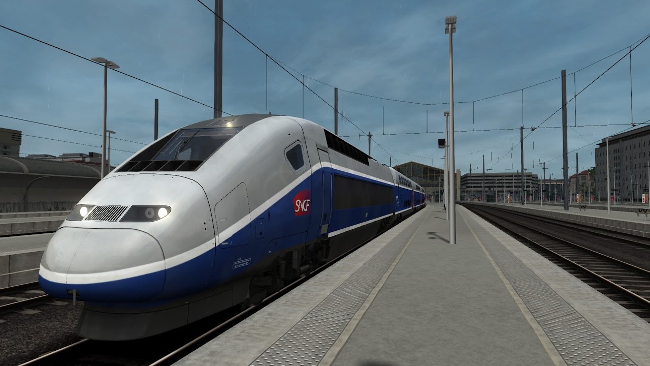 Marseille-St-Charles / Avignon TGV Train simulator 2017 TGV duplex Cab ...