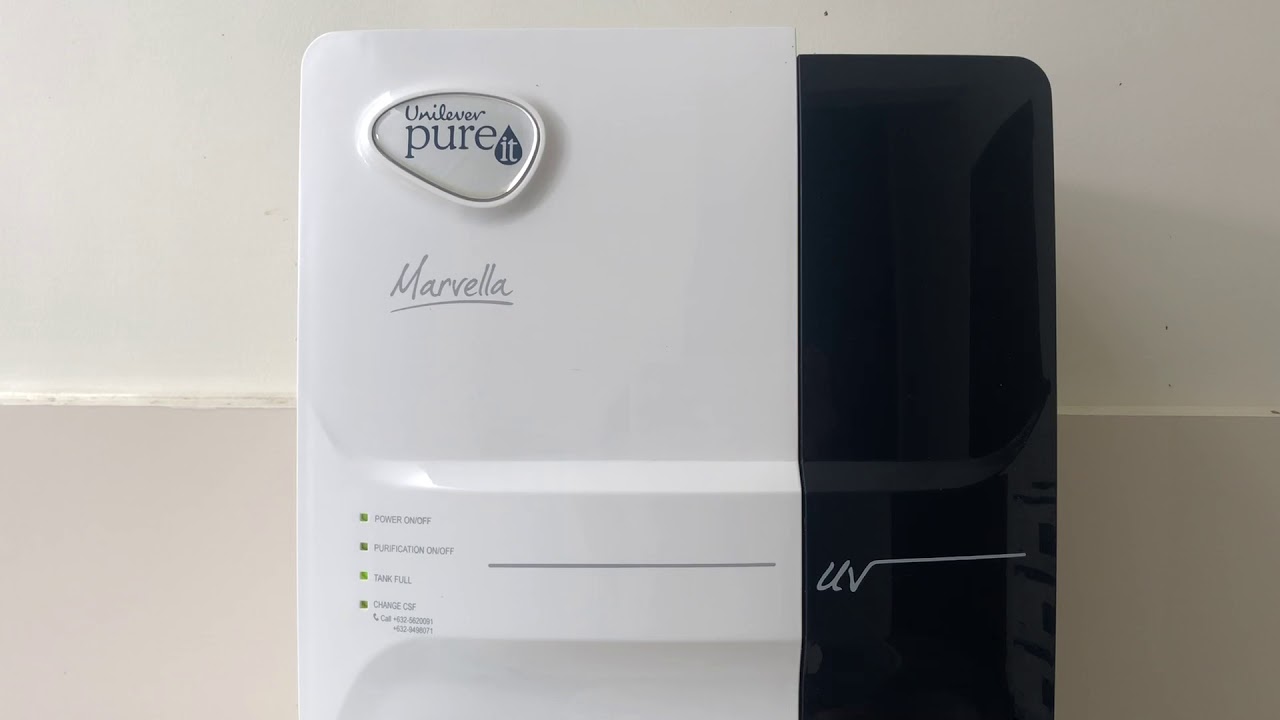 Pureit Marvella UV Water Purifier - YouTube