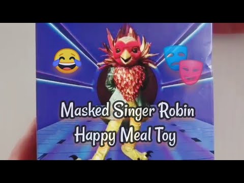 The Masked Singer Robin Happy Meal Toy - YouTube