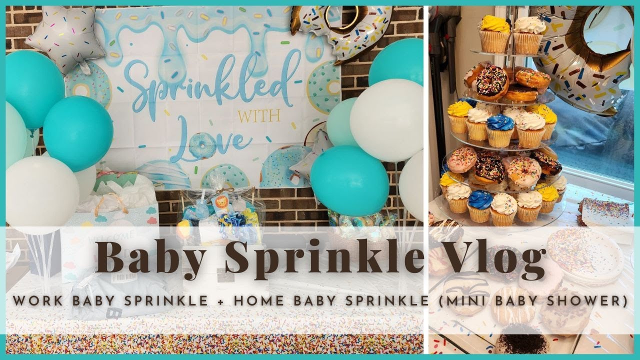BABY SPRINKLE VLOG | 3 BABY SPRINKLE IDEAS | DIY BABY SPRINKLE | DIY ...
