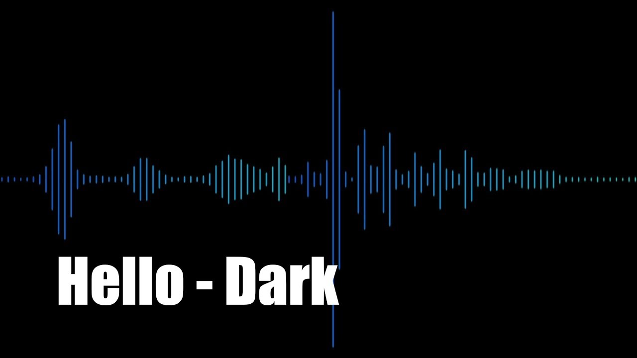Hello Dark Voice Effects | Free Sound - HUMAN VOICE - YouTube