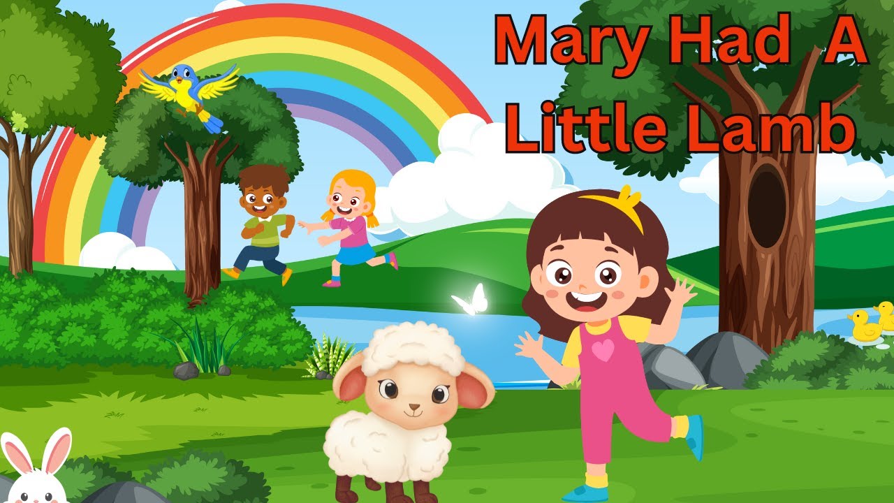 Mary Had A Little Lamb// Super Simple Nursery Rhymes// Kids Educational ...
