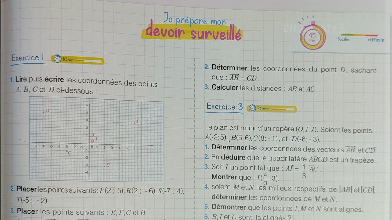 Mon grand labo en maths 3AC LA PAGE 177 je prépare mon devoir N 2 ...