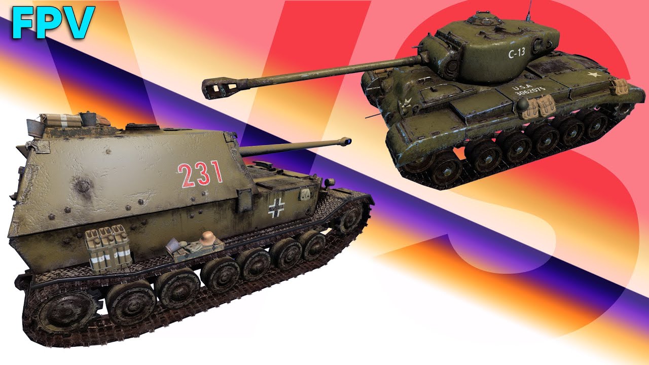 COH3 FPV First Elefant vs Pershing battle goes late game - YouTube