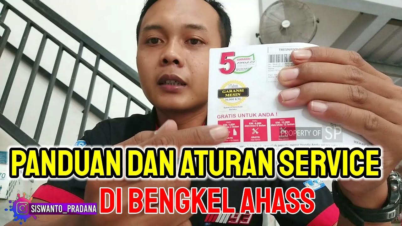 CARA PENGGUNAN BUKU SERVICE GRATIS | MOTOR HONDA DI AHASS - YouTube