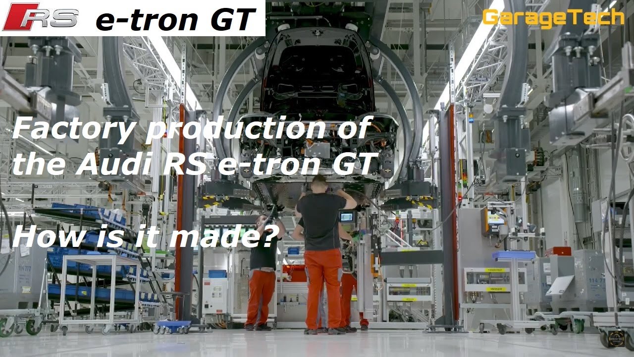 Audi e-tron GT production factory Inside the Audi Neckarsulm factory ...