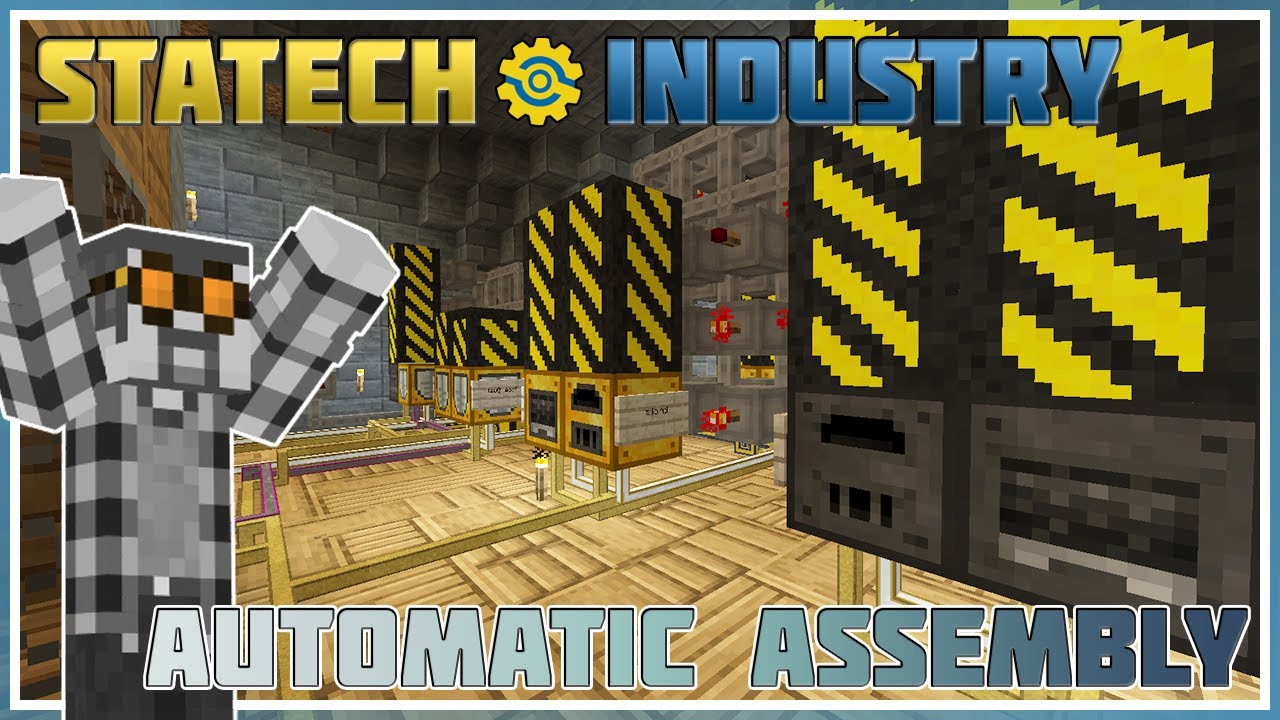 Automating Crafting with Modern Industrialization - Minecraft: Statech ...