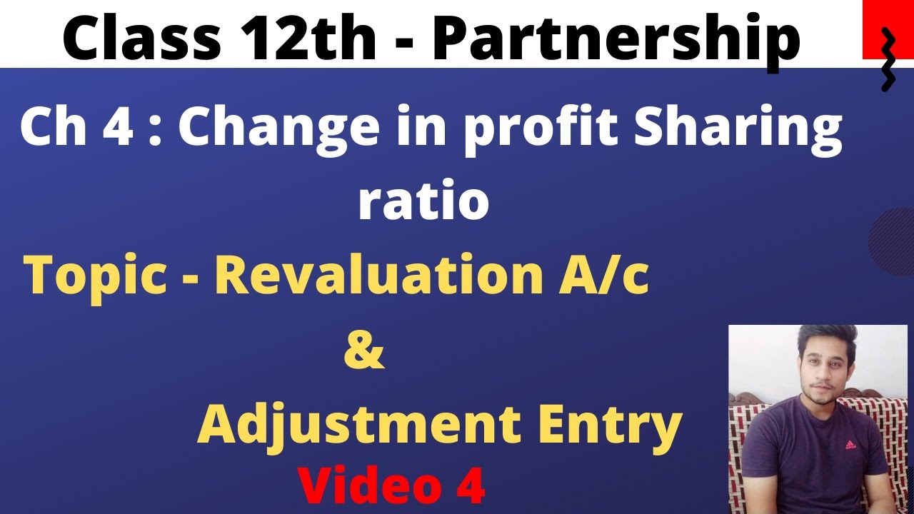 Revaluation Account Format Class 12 | Adjusting Entries Example ...