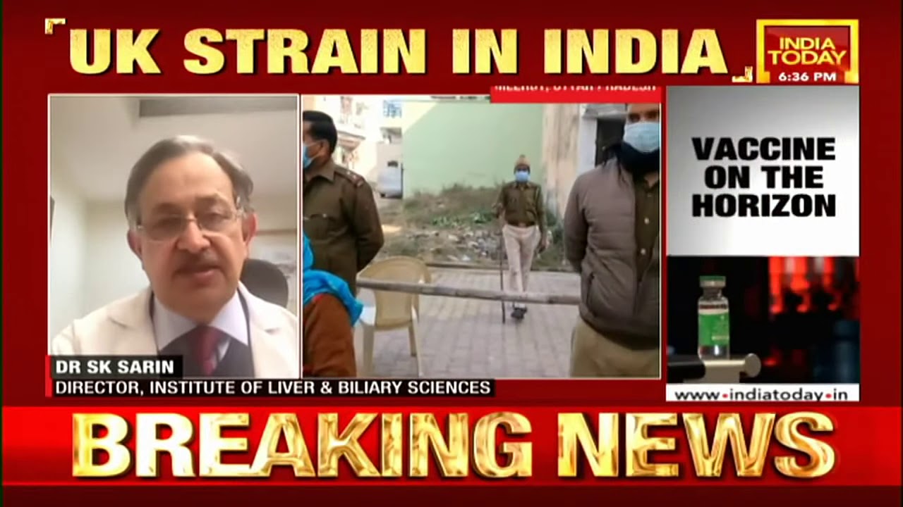 Dr SK Sarin Says New Covid Strain More Transmissible | India Today ...